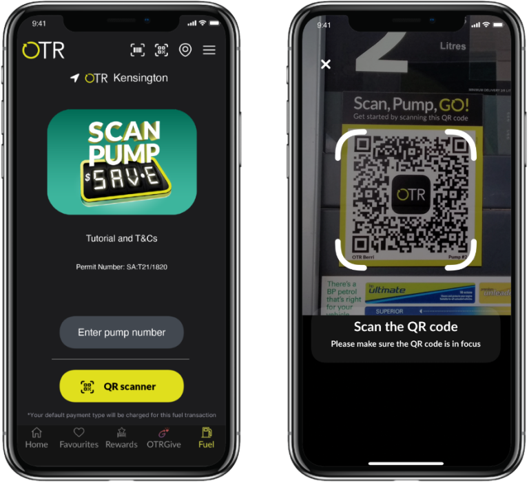 OTR Fuel Scan Pump Save - OTR